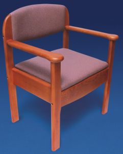 Royale Hardwood Armchair Commode, Commodes, Toilet