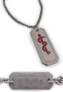 Medi-Tag Pendants, Medical Jewellery, Medical Management