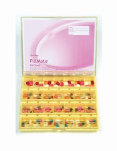 Pillmate Pill Chest Extra Large Multi-dose Weekly Dispenser, Tablet Organisers, Dispensers and ...